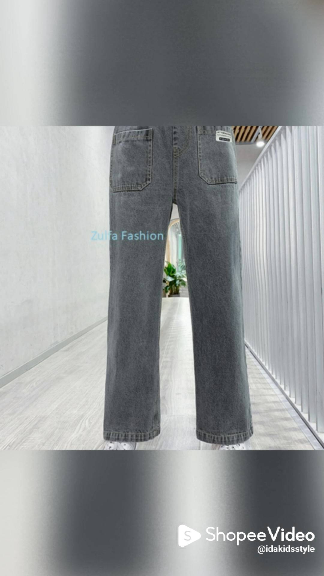 Jeans Kulot dengan Pocket untuk Anak Perempuan Usia 1-11 Tahun | Shopee ...