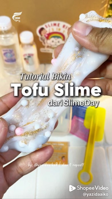 Tutorial bikin tofu slime | Shopee Video Indonesia